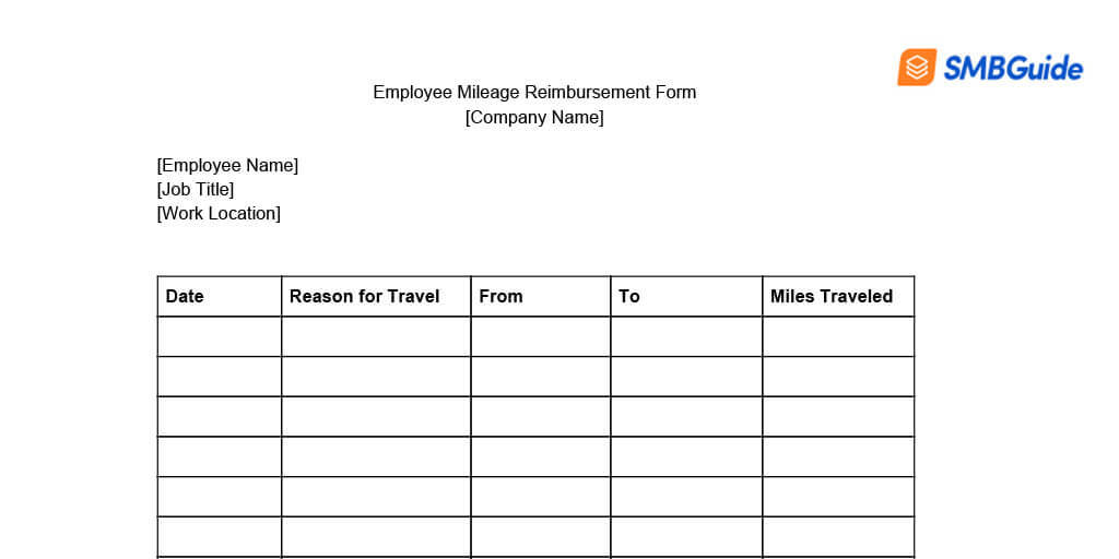 9 Employee Expense Reimbursement Form Template Sample Templates